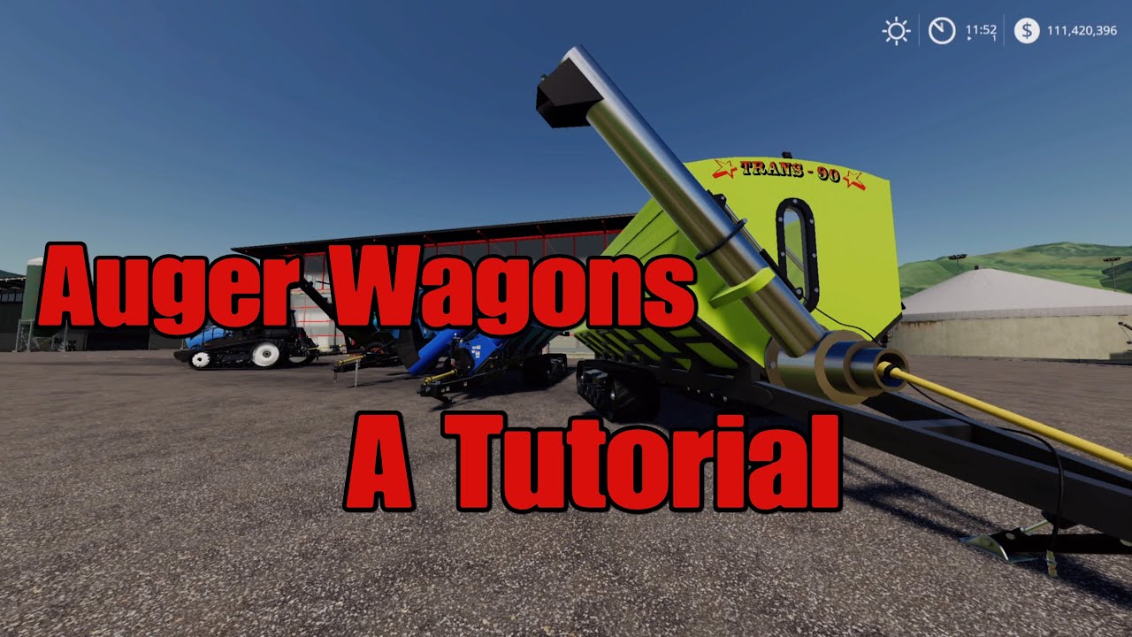 FS19 Auger wagon tutorial - YouTube