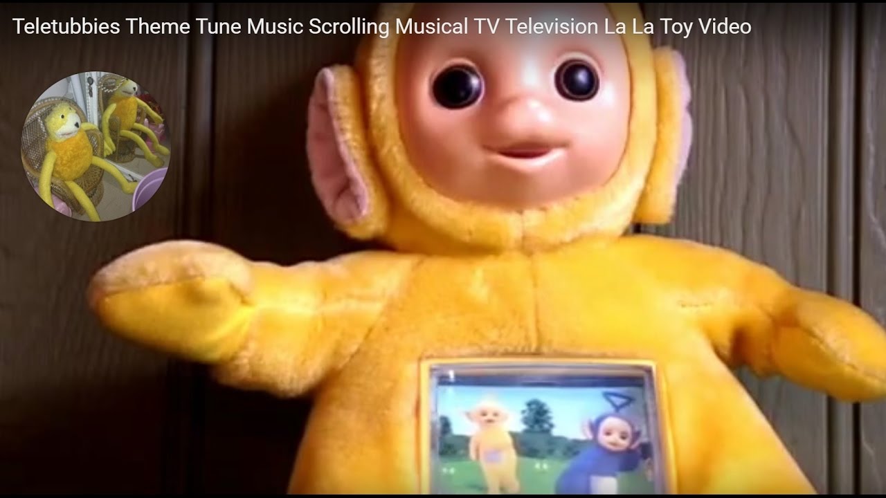 Teletubbies Theme Tune Music Scrolling Musical TV Television La La Toy ...
