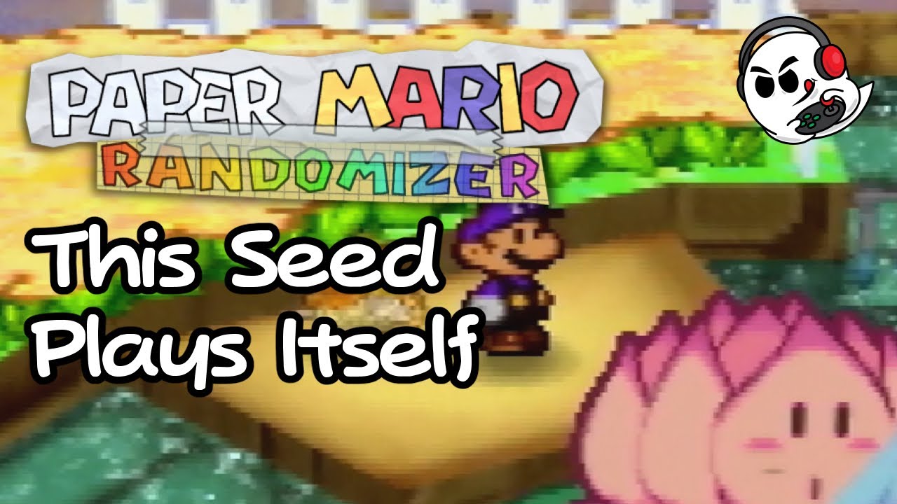 This Seed Plays Itself - Paper Mario Rando (Glitchless™) - YouTube