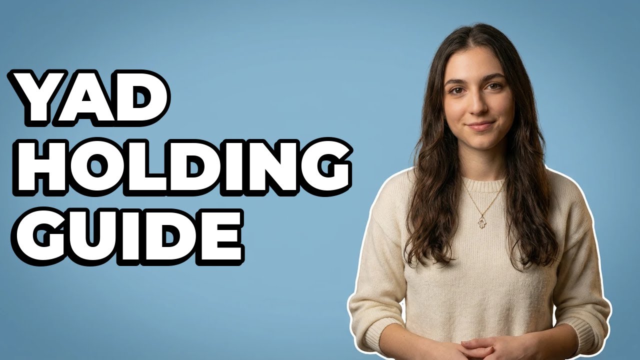 How Do You Hold A Yad For Torah Reading Practice? - YouTube
