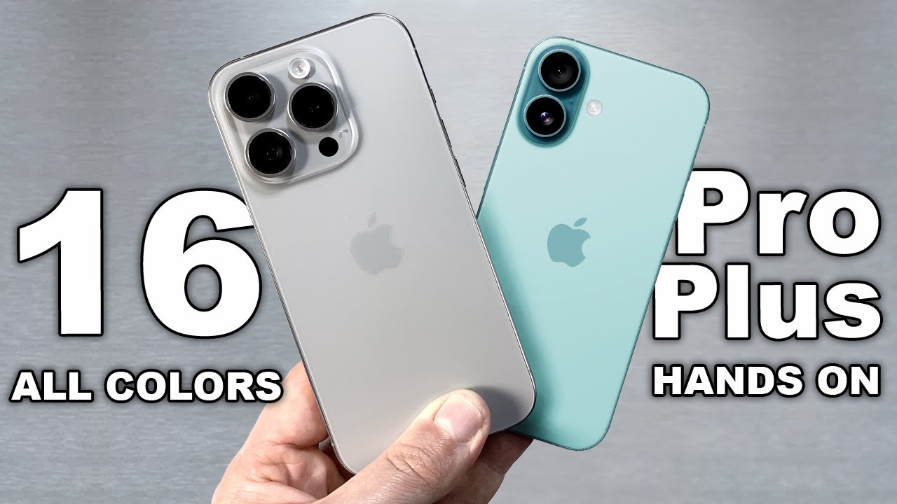iPhone 16 Pro and iPhone 16 in All Colors: Desert, Natural, Black ...