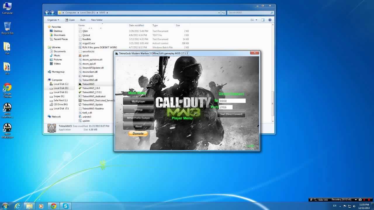 How to update Call Of Duty MW3 to 2.7.1.5 version - YouTube