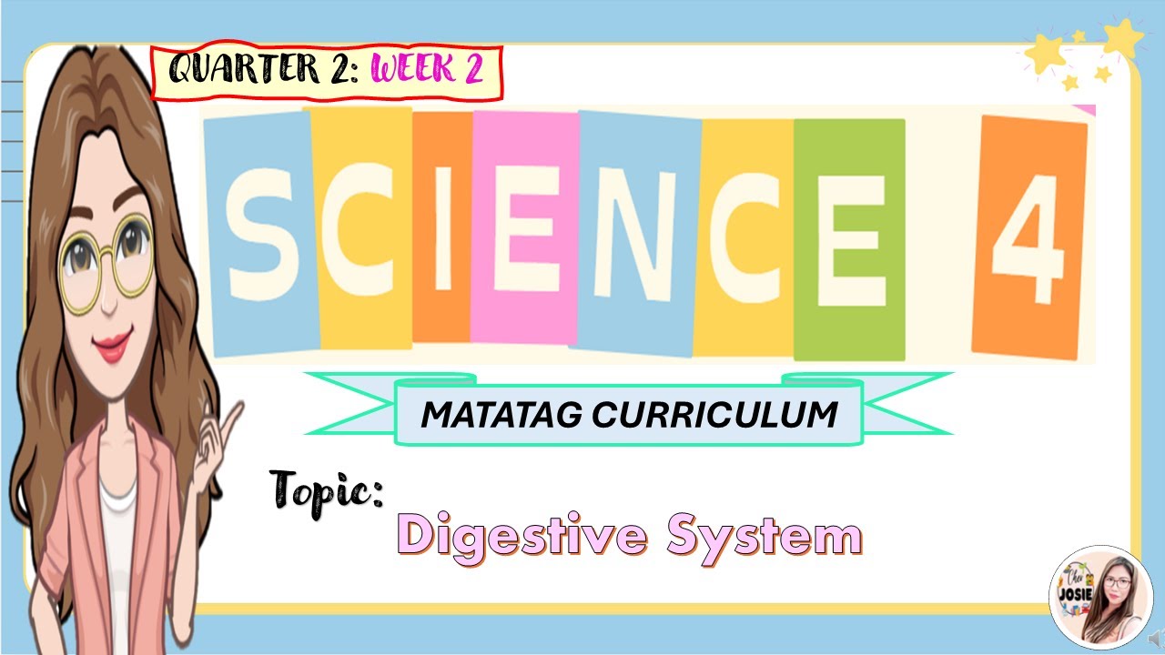 Science 4 Quarter 2 Week 2 Digestive System - Matatag Curriculum - YouTube