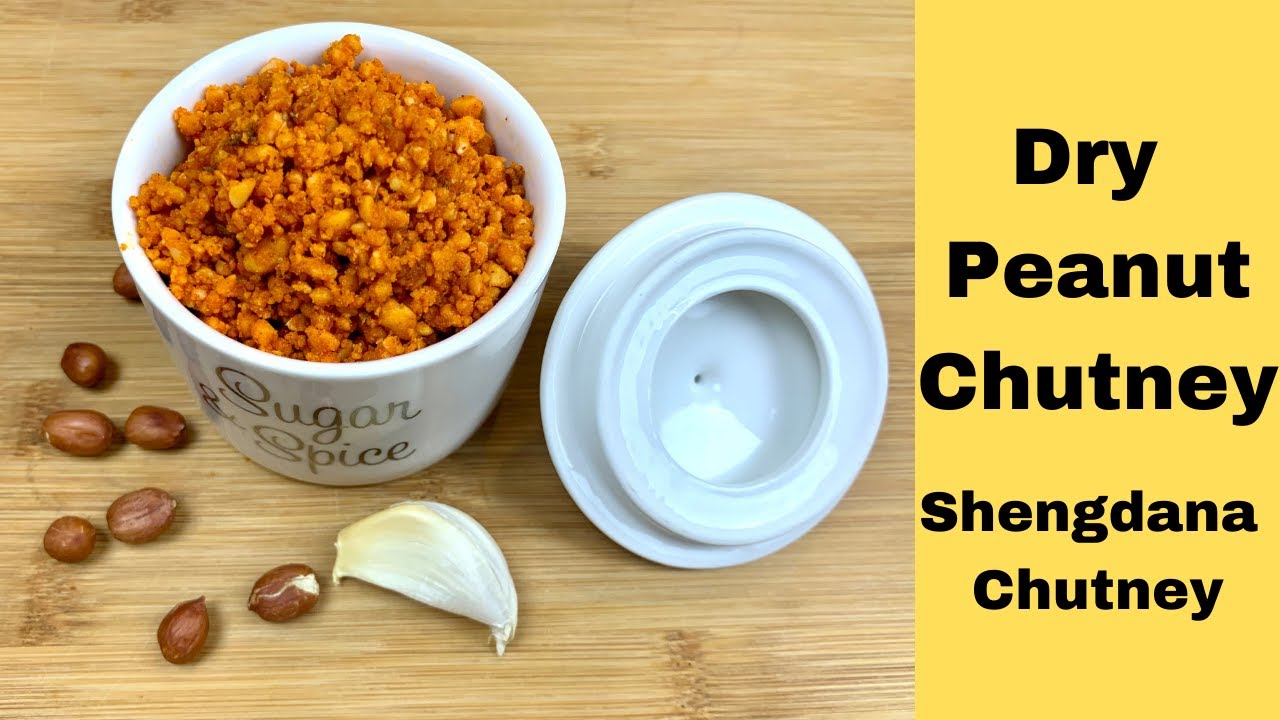Dry Peanut Chutney | Shengdana Chutney | Peanut Chutney Powder ...
