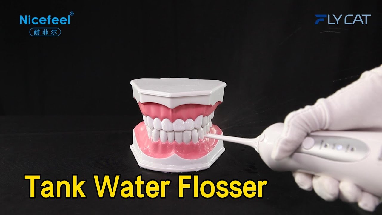 300ml Tank Water Flosser Dual Waterproof Timing With Rechargeable ...