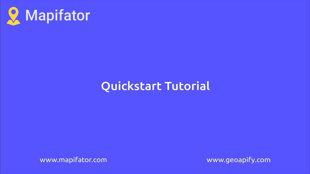 Mapifator - Quickstart Tutorial - YouTube