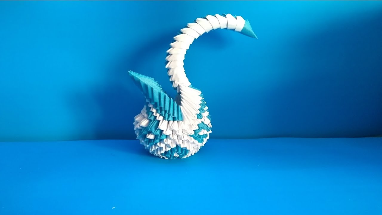 Origami 3D| Como hacer un cisne de origami 3D - YouTube