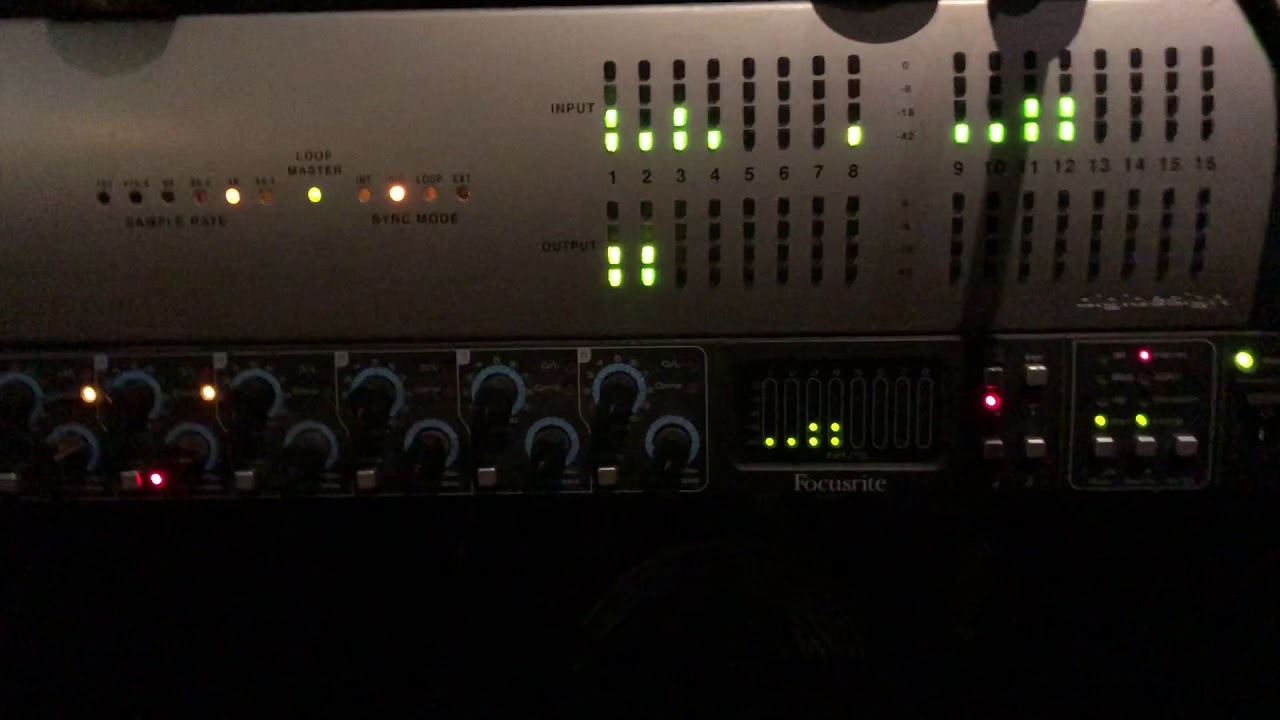 DIGIDESIGN 192 Focusrite Octopre MkII - YouTube