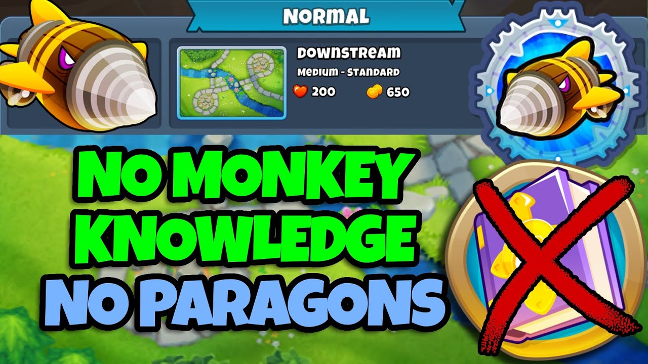 Dreadbloon Normal Tutorial || No Monkey Knowledge, No Paragons || Downstream (BTD6) - YouTube
