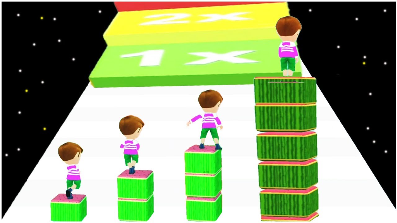 Cube Tower Stack 3D - Gameplay Walkthrough - Levels 16-35 (update ver 5 ...
