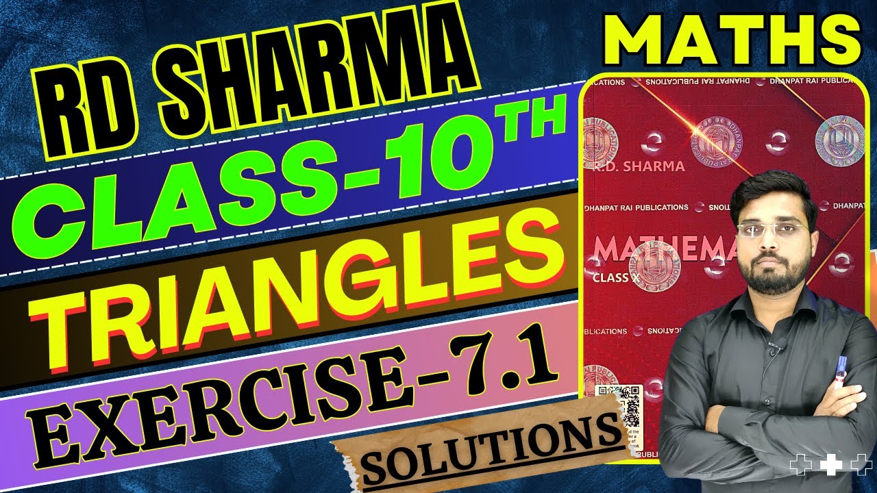RD Sharma Class 10 Solution Chapter 7 | Triangles | RD Sharma Exercise ...