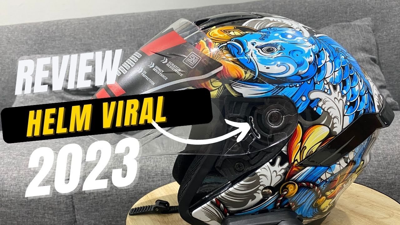 REVIEW HELM R-SIX!!HELM BARU DI TAHUN 2023‼️GAK KALAH SAING DESAINYA‼ ...