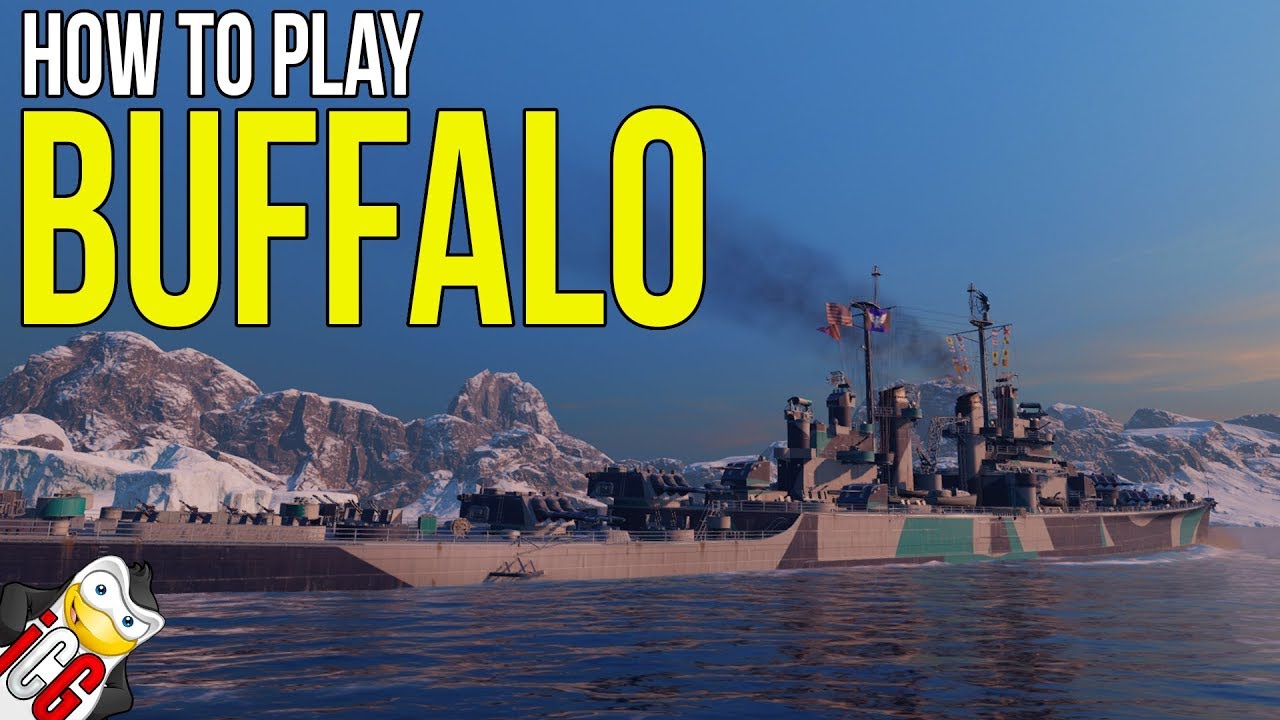 World of Warships - How to Play Buffalo - Tier 9 US Heavy Cruiser - YouTube