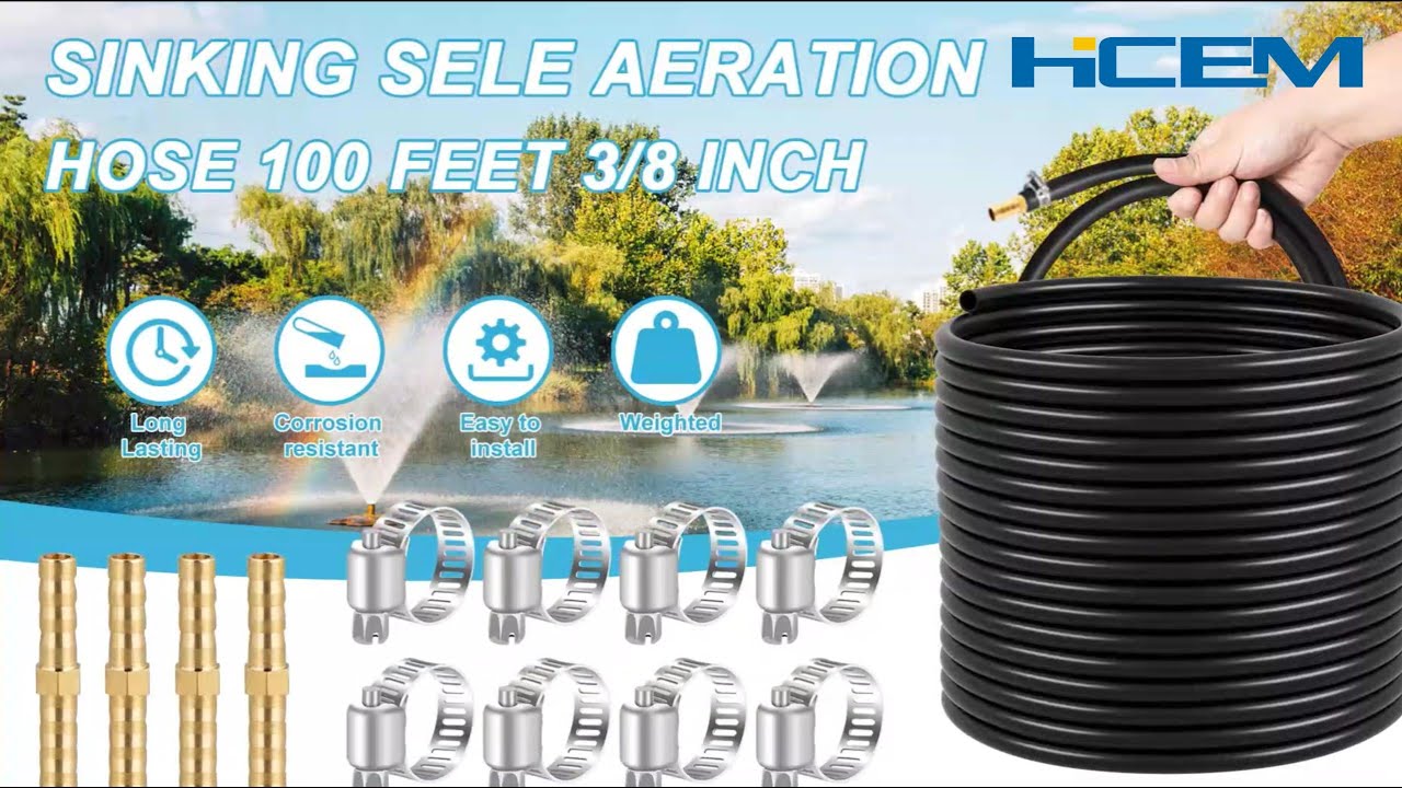 Weighted Self-Sinking Diffuser Hose | Flexible & Durable - YouTube