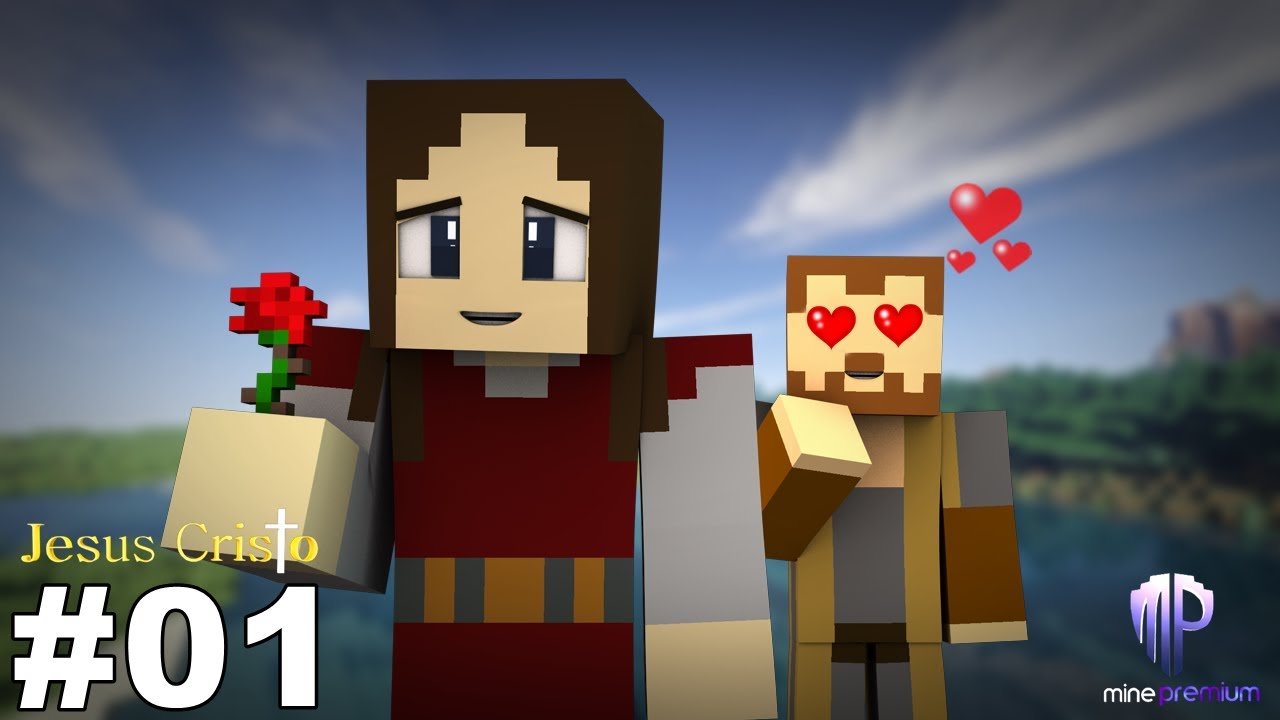 Minecraft Jesus Cristo #1 José e Maria | Mine Premium - YouTube
