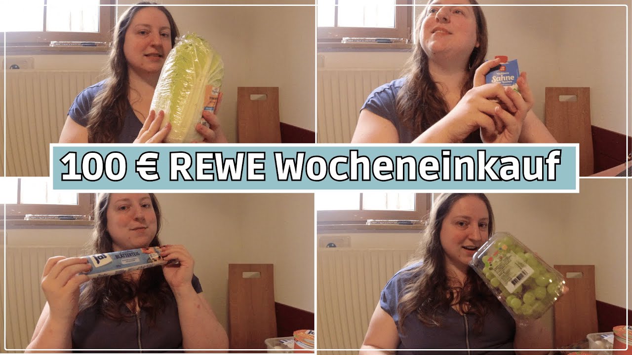 endlich wieder im Budget! l Rewe Food Haul l 4 Personen Wocheneinkauf ...