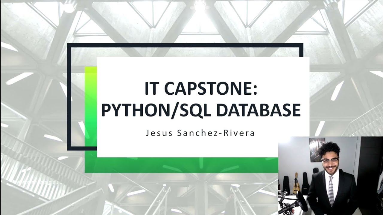 Valencia IT Capstone Python/SQL Database - YouTube