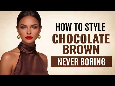How to Style Chocolate Brown to Look Elegant (Never Boring)