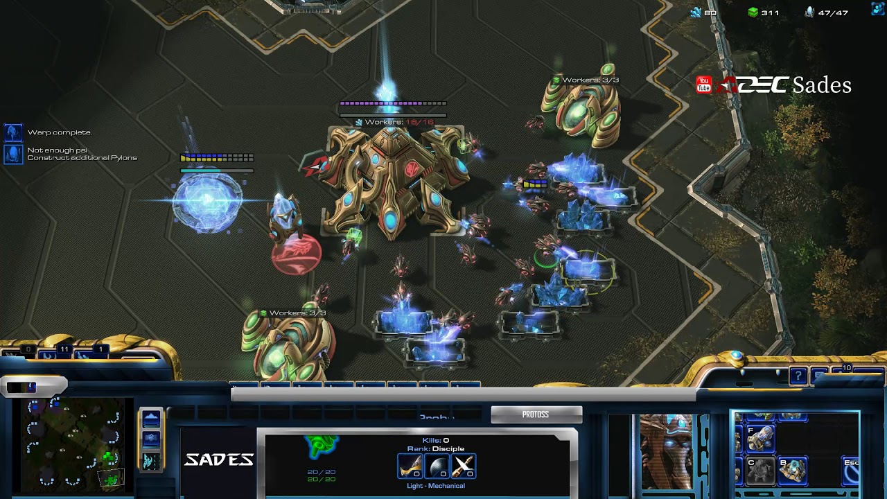 Starcraft II - Gold Ranked - YouTube