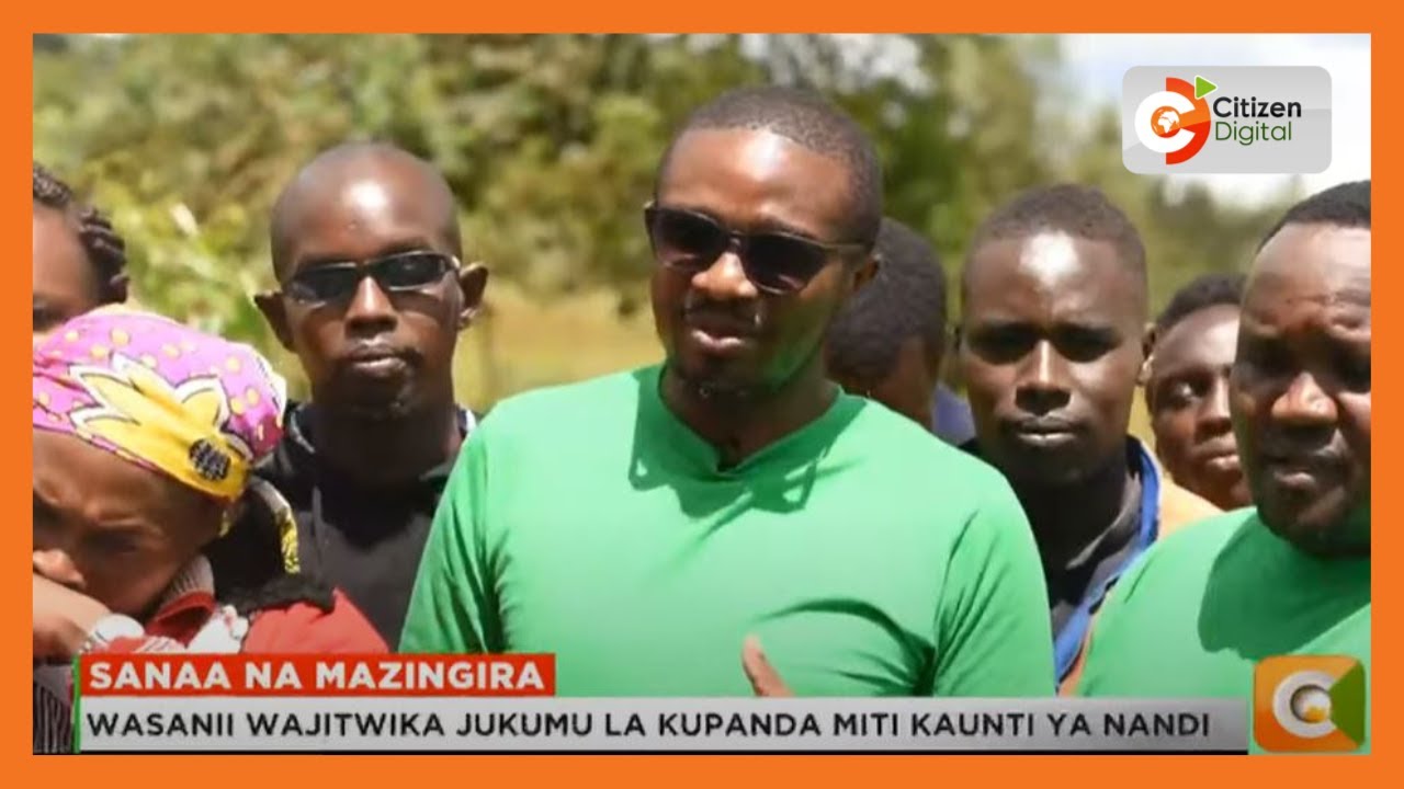 Kikundi cha wasanii kaunti ya Nandi waungana kwa upanzi wa miti ili ...
