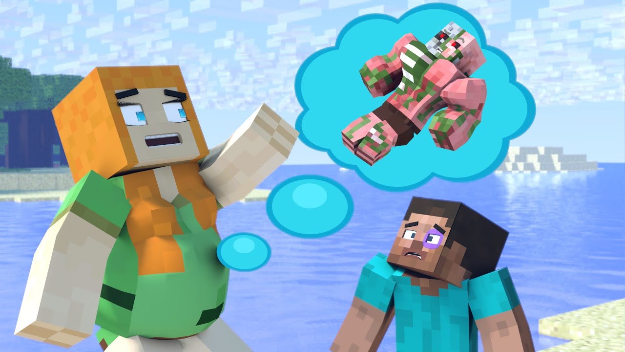 The minecraft life of Steve and Alex | Pregnant Alex | Minecraft ...