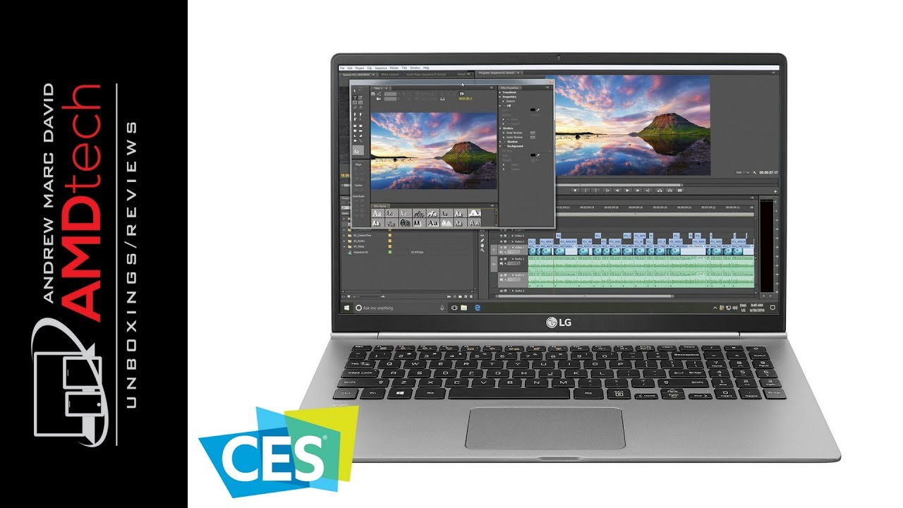 CES 2018: LG GRAM 13, 14 & 15-in Laptops for 2018 - YouTube