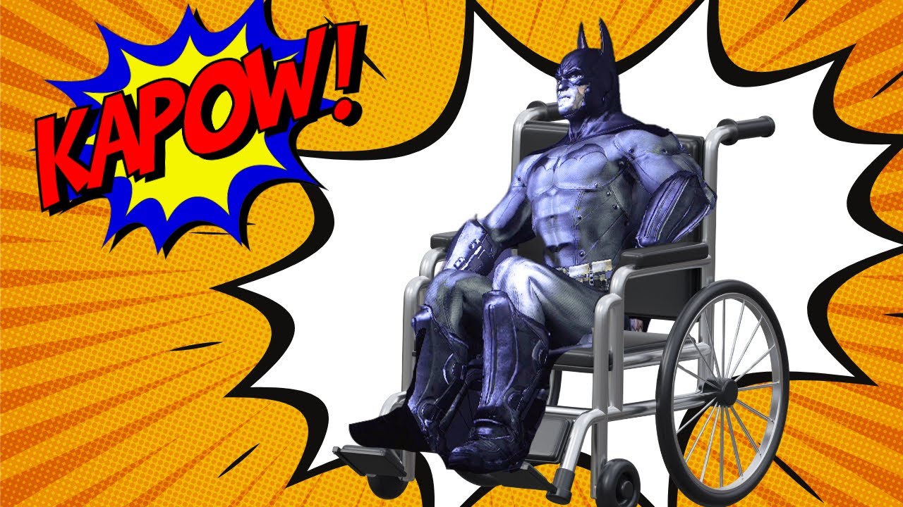 Batman in a Wheelchair. Arkham Asylum Mod - YouTube
