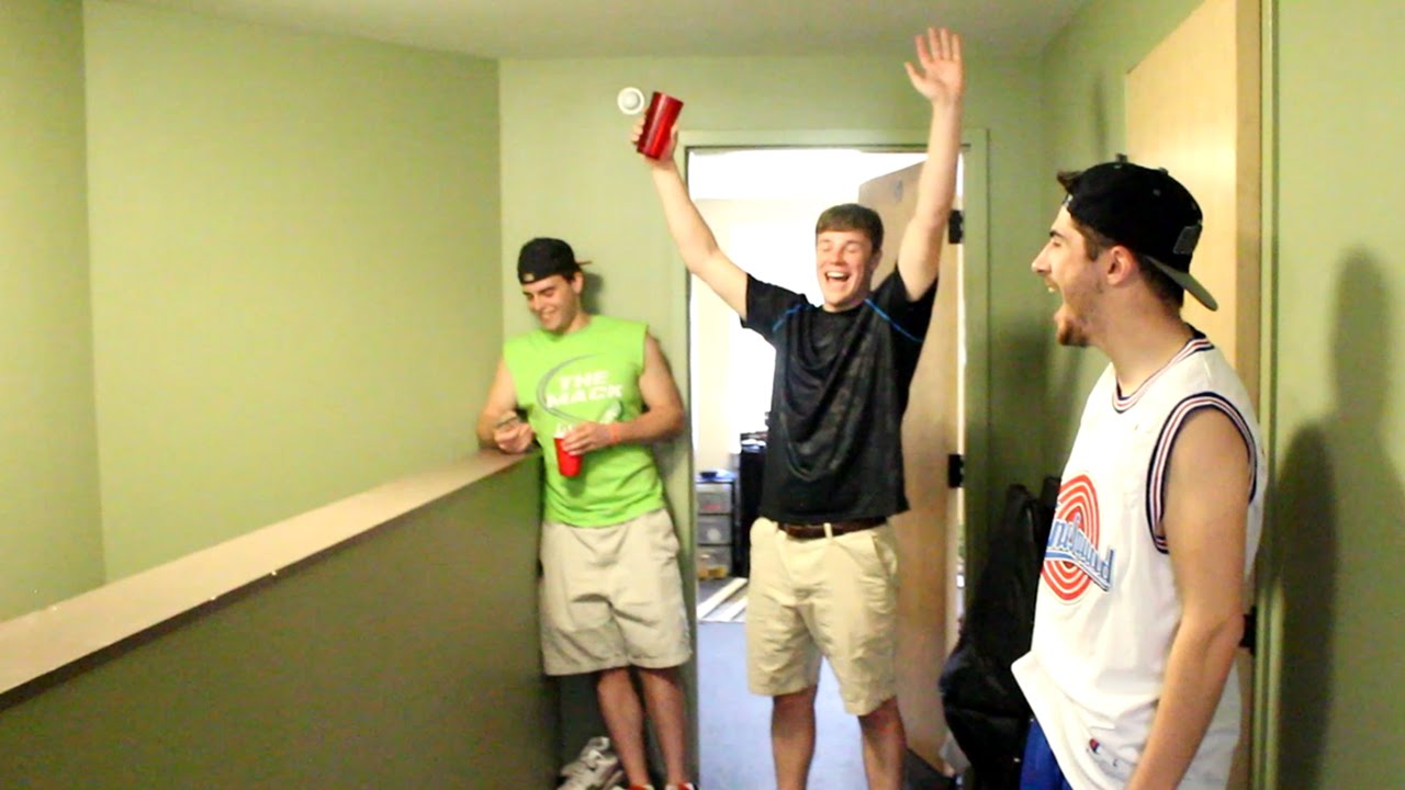 MERRIMACK COLLEGE - Dorm Ping Pong Trick Shots by Nathan Dubois - YouTube