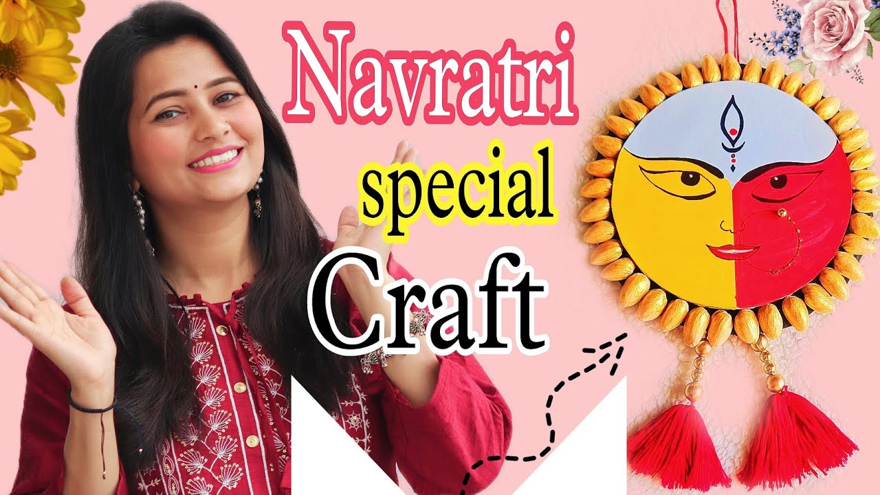 DIY Navratri Craft Ideas | Maa Durga Wall hanging | Festival craft ...