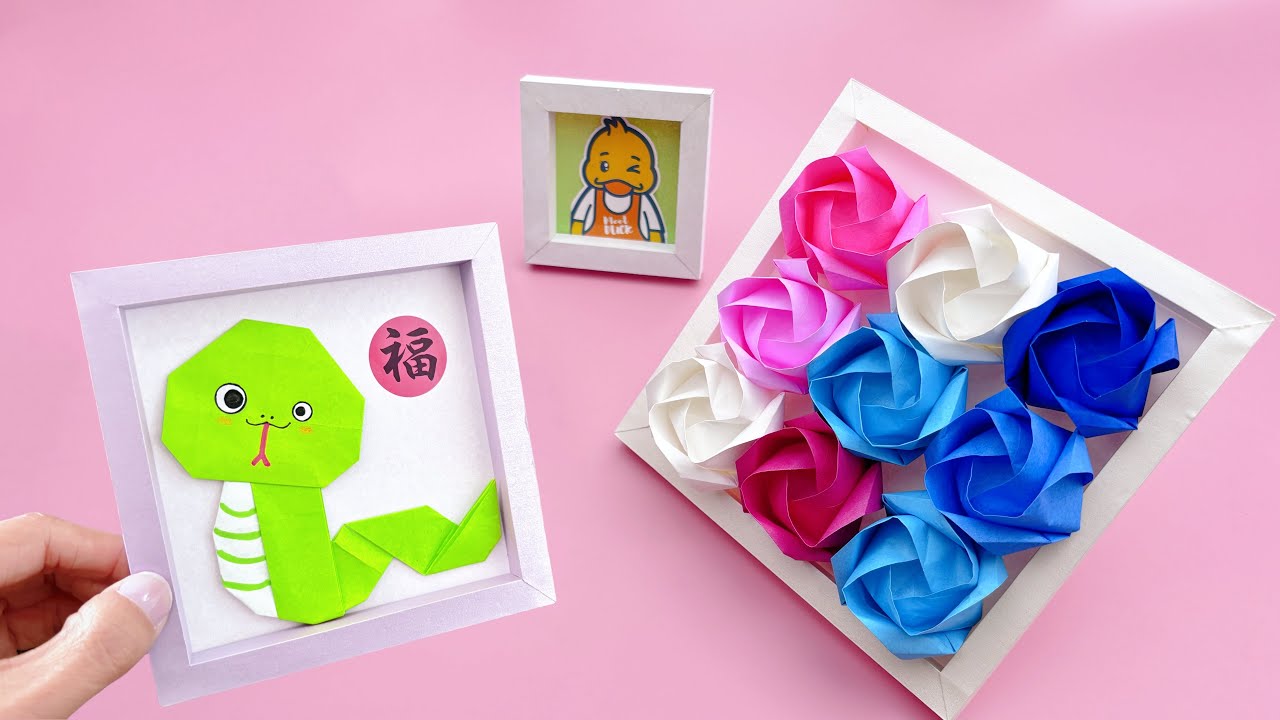 DIY 3D PAPER FRAME | Beautiful handmade Paper Photo frames | DIY 3D ...