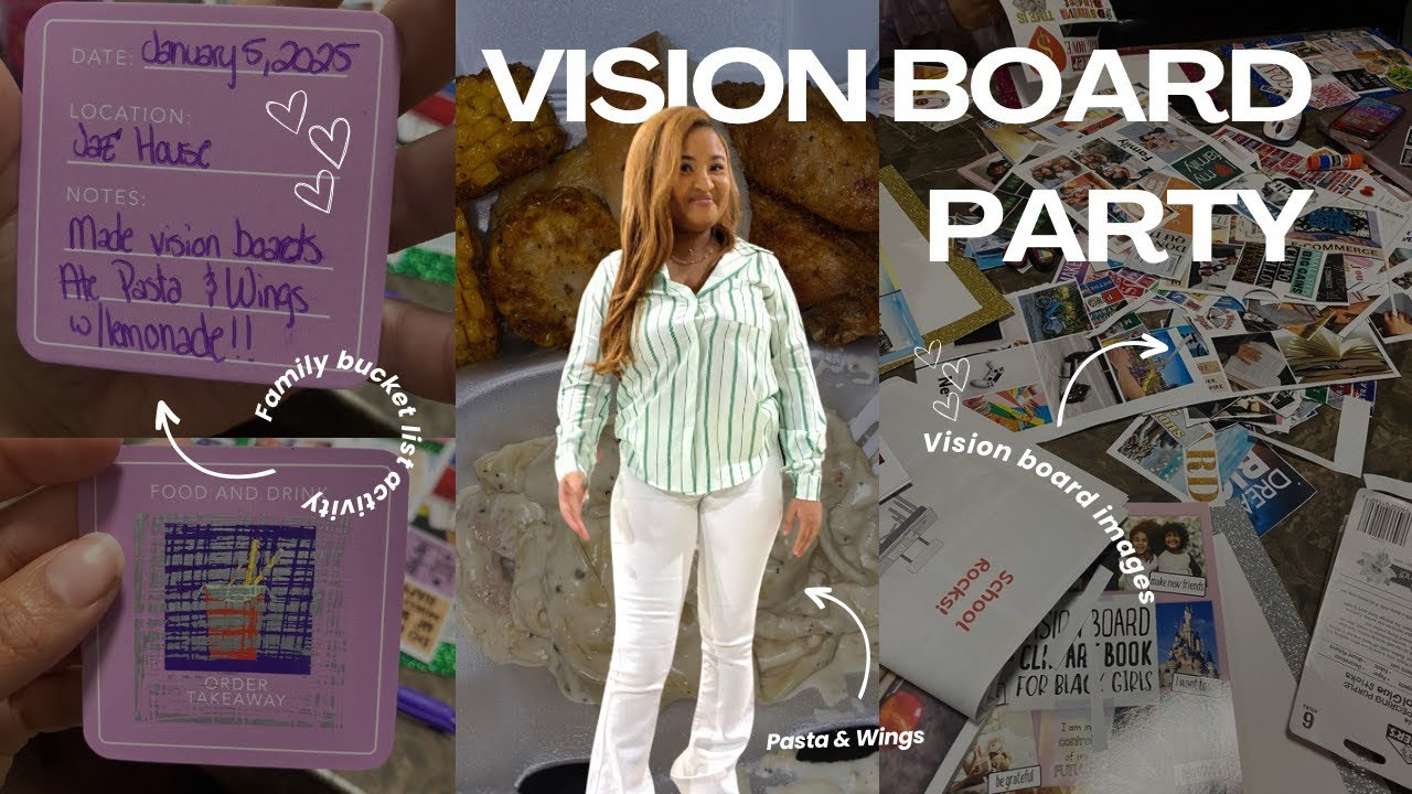 MY 2025 GLOW UP VISION BOARD - YouTube
