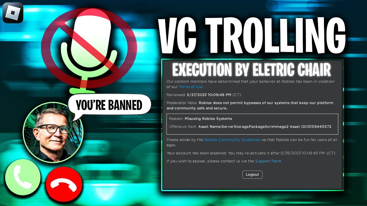 This ROBLOX VC Video Will Get Me BANNED - YouTube