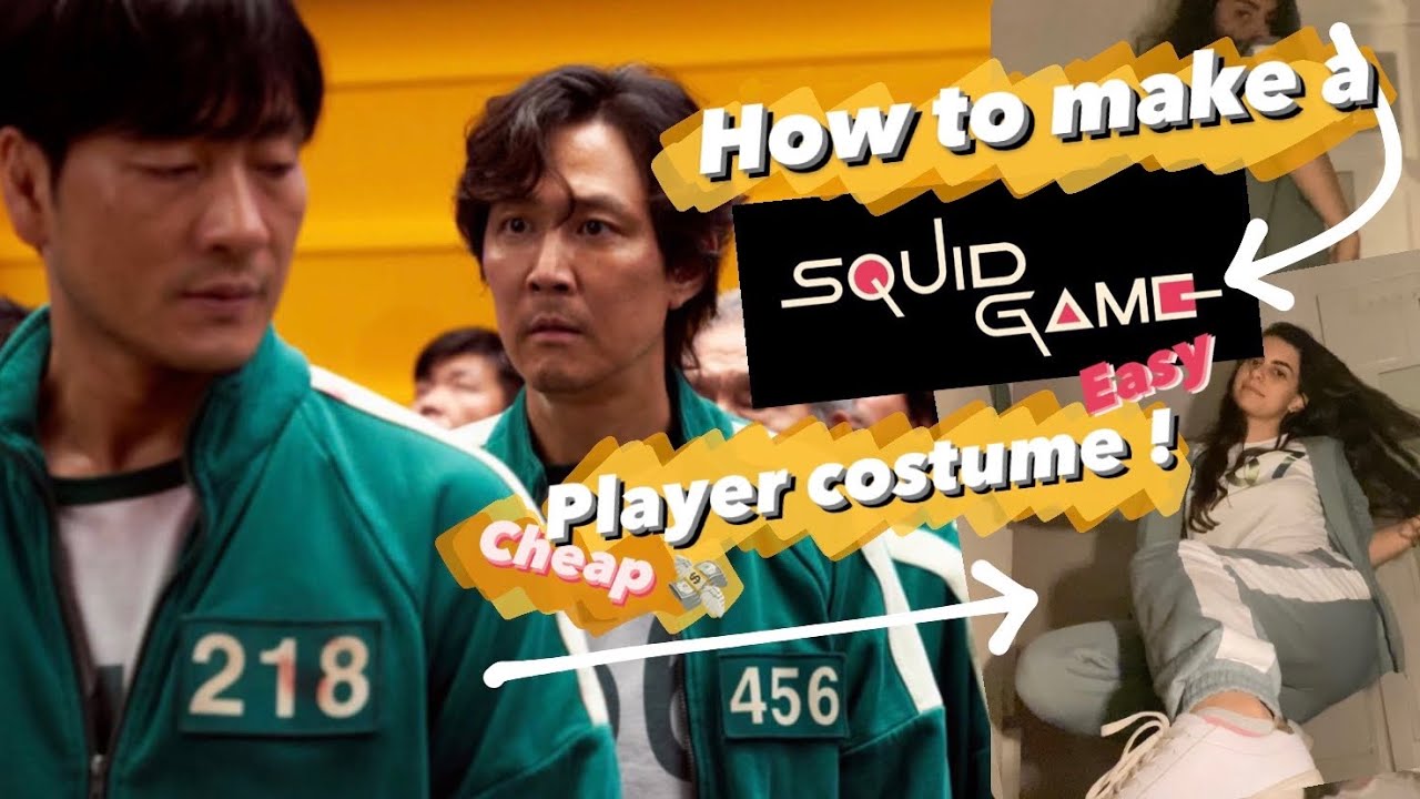 How to make a squid game player costume? Easy tutorial - YouTube
