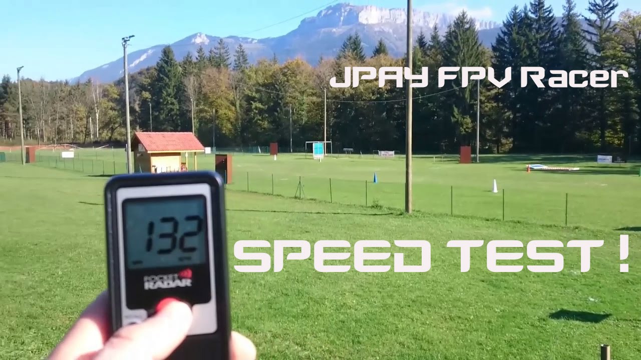 High powered quadcopter racer Speed Test - YouTube