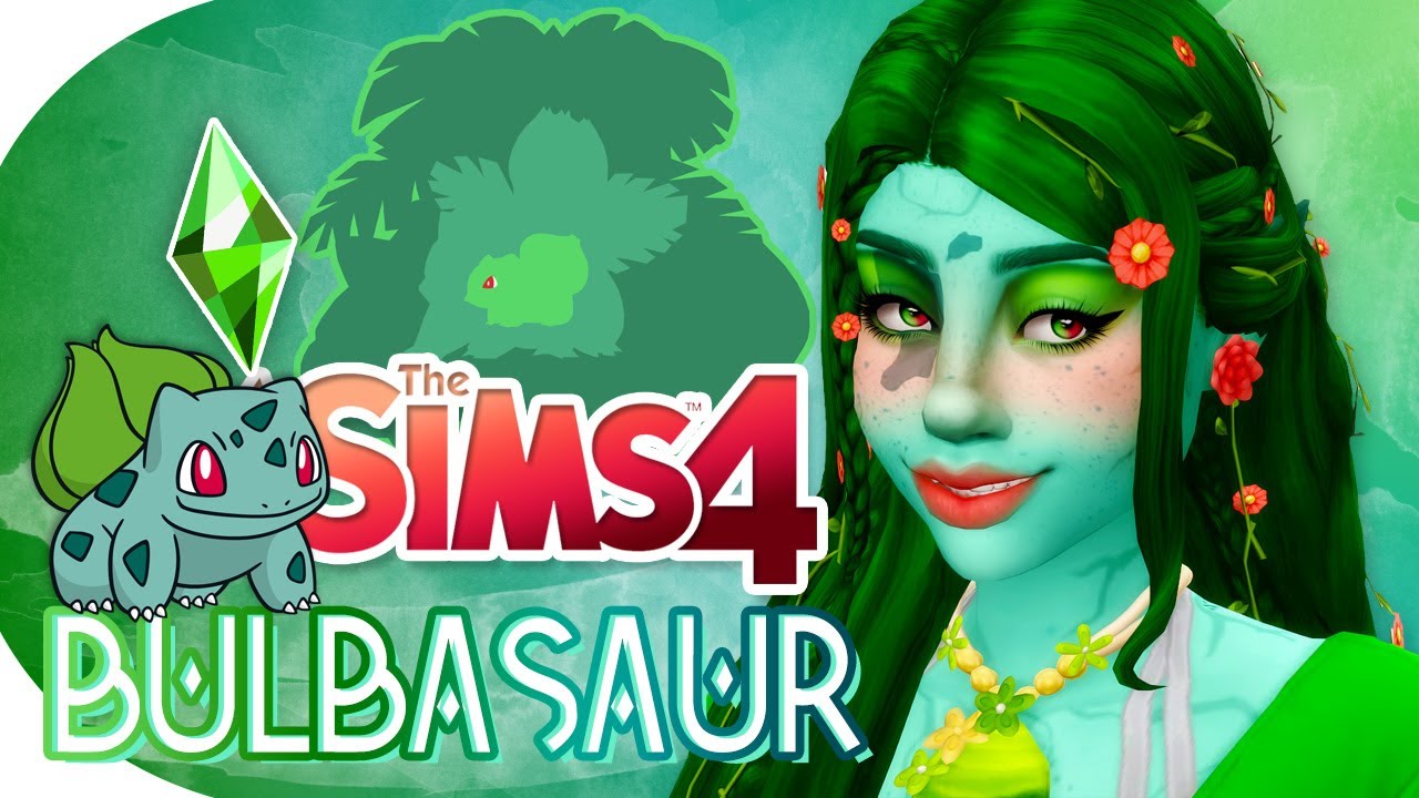 🌿Creating Bulbasaur🌿 in The Sims 4 // Sims 4 CAS - Pokémon Edition + CC ...