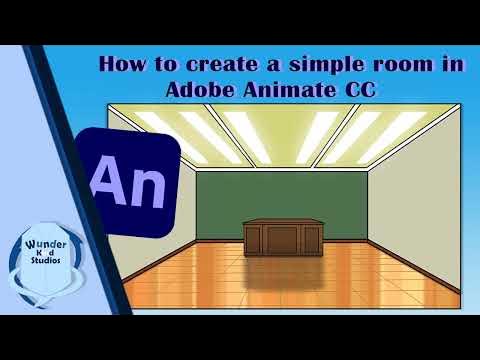 How to create a simple room in Adobe Animate CC - YouTube