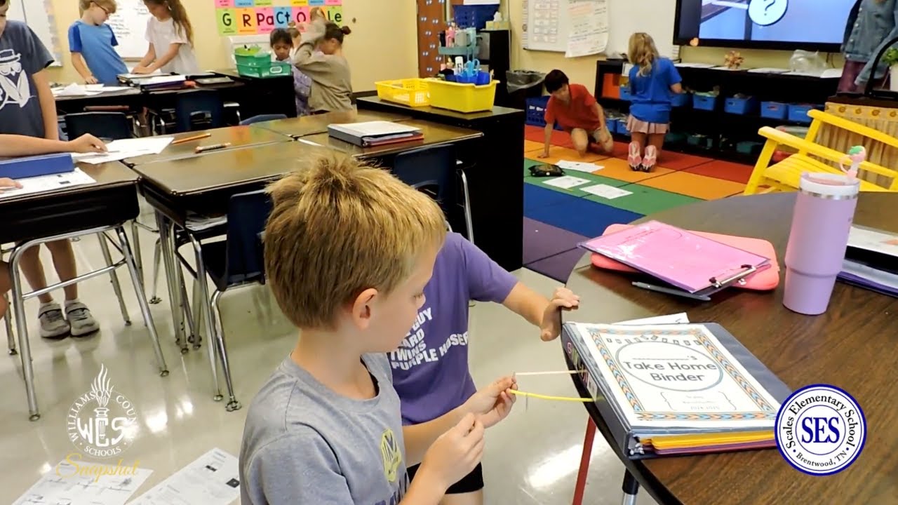 Scales Elementary third graders learn about different structures - YouTube