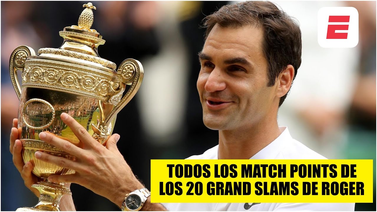 LOS 20 GRAND SLAMS DE ROGER FEDERER. Revive todos los match points ...