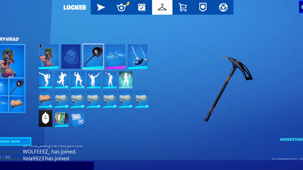 I BOUGHT VISION PICKAXE IN FORTNITE!!! - YouTube