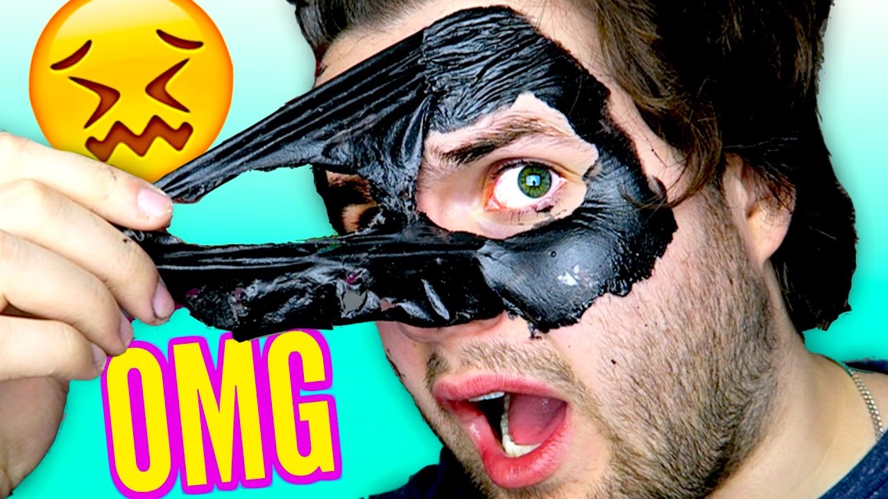 Blackhead Remover Peel Off Face Mask! BLACKHEADS RIPPED OUT OF MY SKIN ...