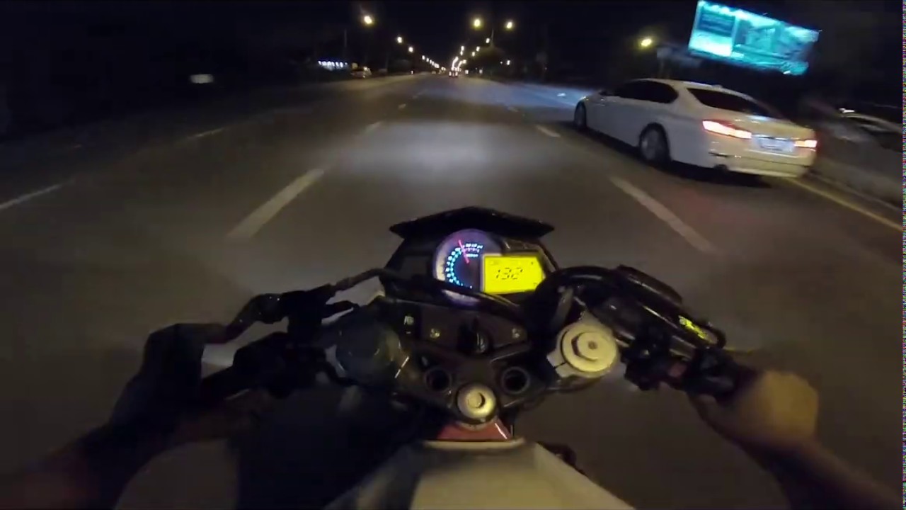 TNT300 TOP Speed 170+ Akrapovic shorty (รถจีนก็แรงเหมือนกันนะเนี่ย) Ep ...