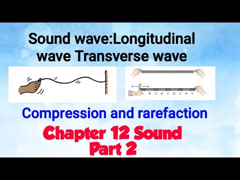 Sound wave: Longitudinal wave Transverse wave Compression Rarefaction ...