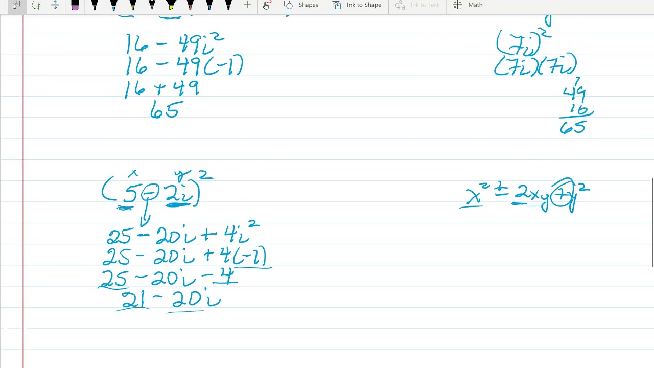 Alice's Video Lesson - Complex Numbers imaginary numbers #2 - YouTube