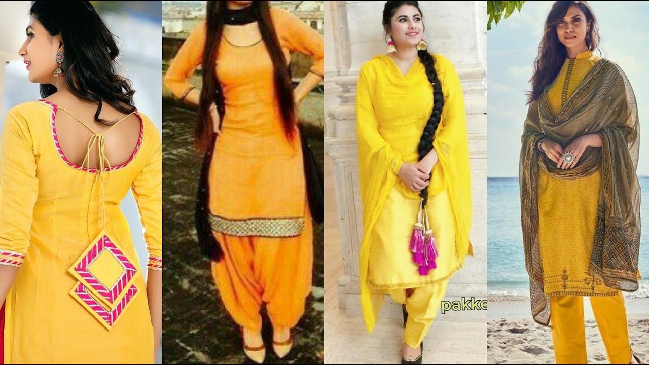 Best 32+ Yellow Dress Contrast for This Summer season||Yellow Suit ...