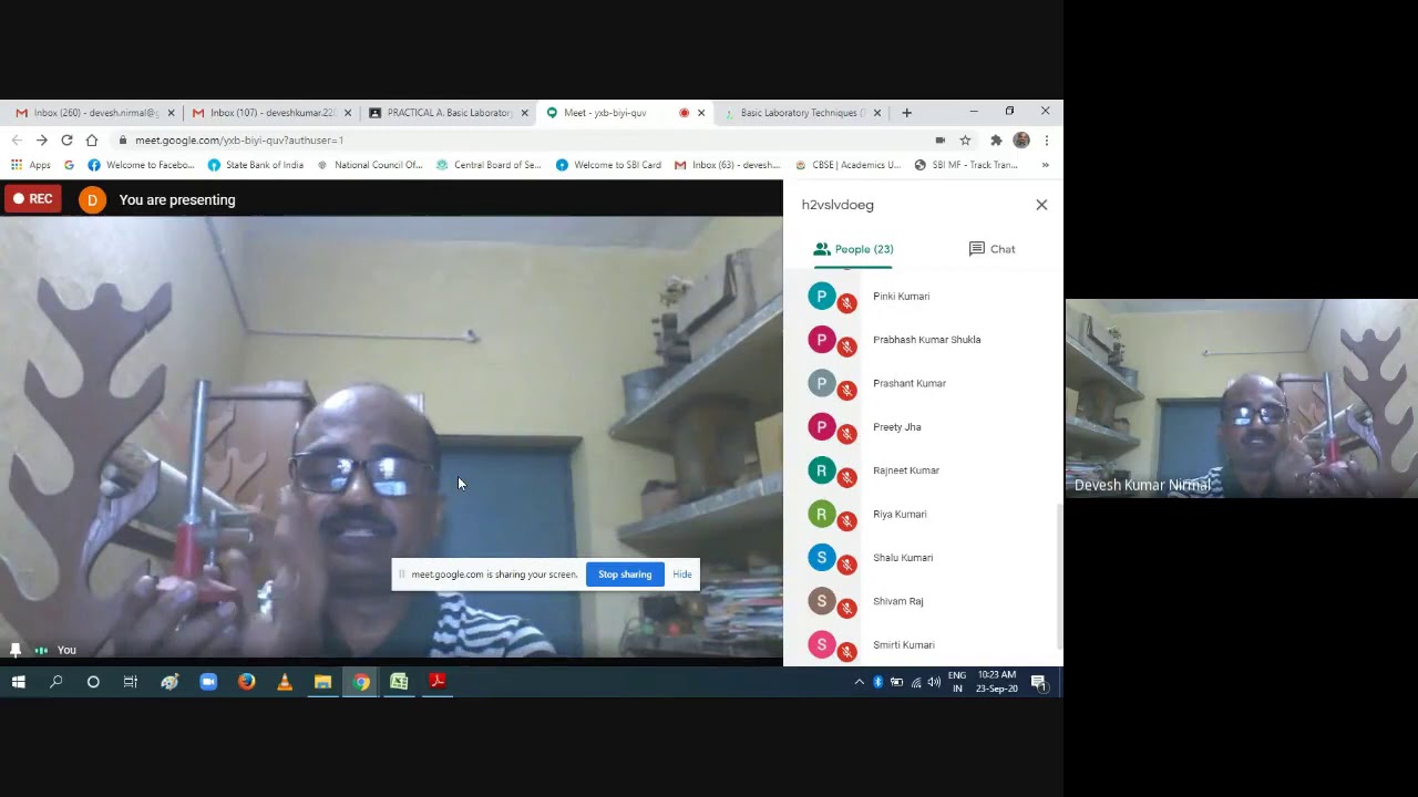 Class 11 : Chemistry Practical II Basic lab. Techniques II Olabs II 23. ...