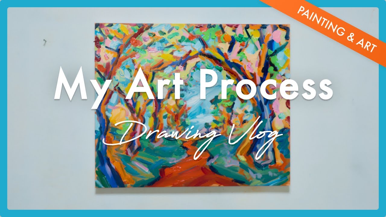 My Art Process at Mar. 2024 | Drawing Vlog by Acrylic Paints - YouTube