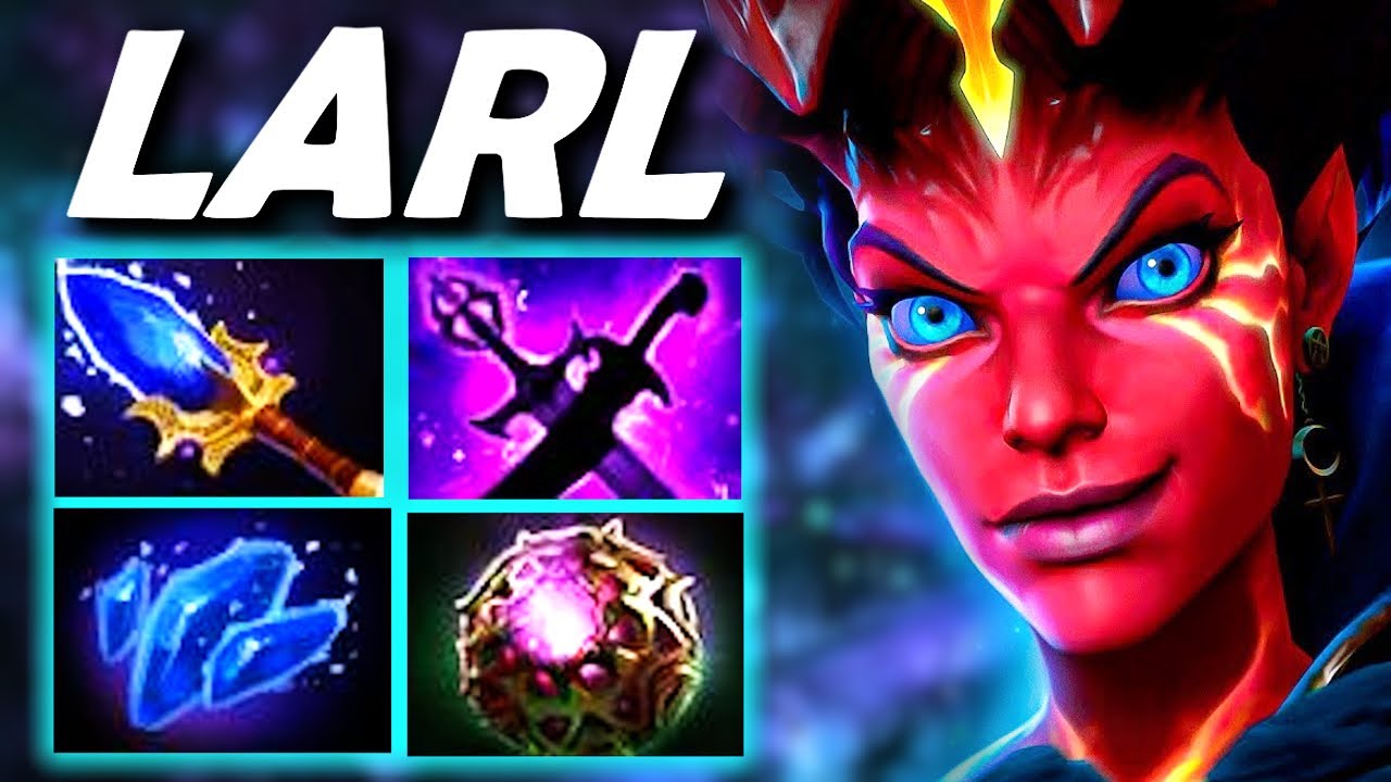 Ларл на Квопе, лучший Мидер в Мире! Larl Queen of Pain 7.34 DOTA 2 ...