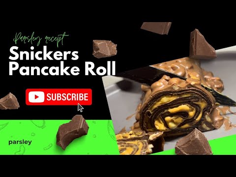 Chocolate Pancake Roll "Snickers" – A 10-Minute Dessert! 🍫 - YouTube