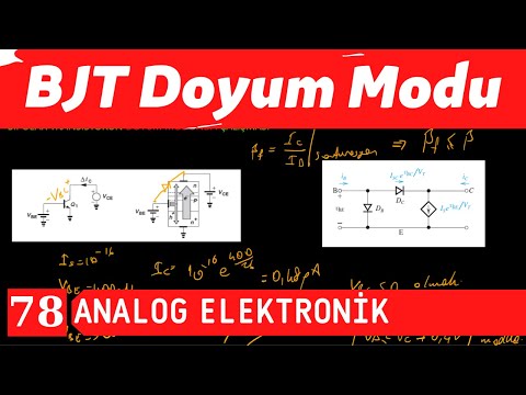 78) BJT 'nin Doyum Bölgesinde Çalışması (BJT Doyum Modu)