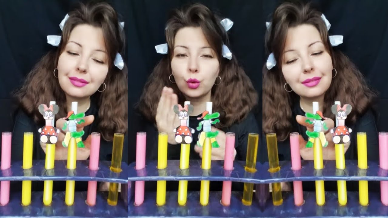 {ASMR} RAINBOW VARIETY DRINKS 신기한물먹방 ASMR DRINKING sounds #ASMRDRINKING ...